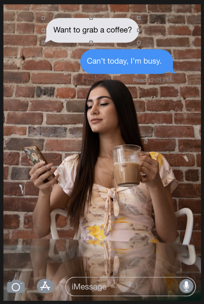 How To Make iMessage Text Bubbles In Photoshop - Text Bubble Overlays