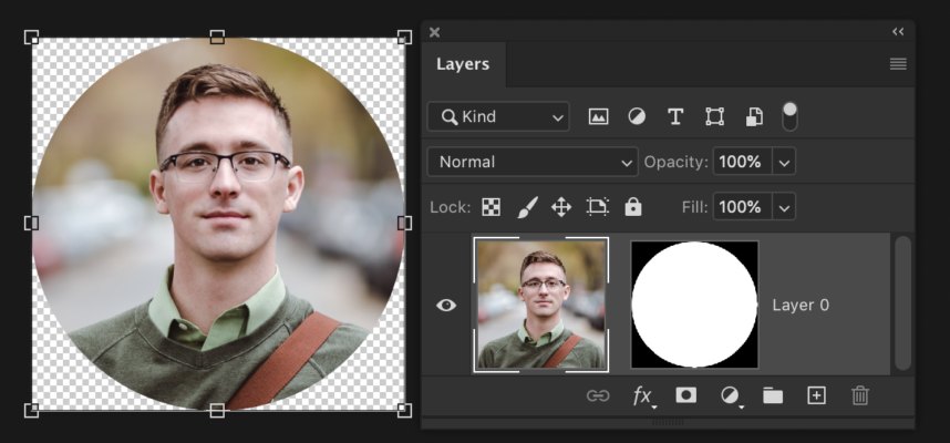 How To Crop Images In A Circle Shape Using Photoshop