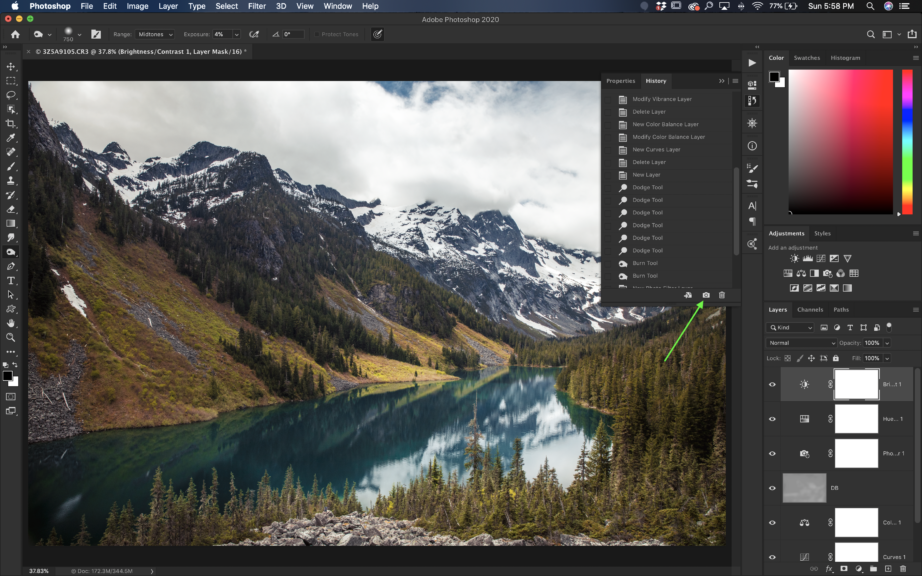 How To Use Snapshots In Photoshop – Brendan Williams Creative