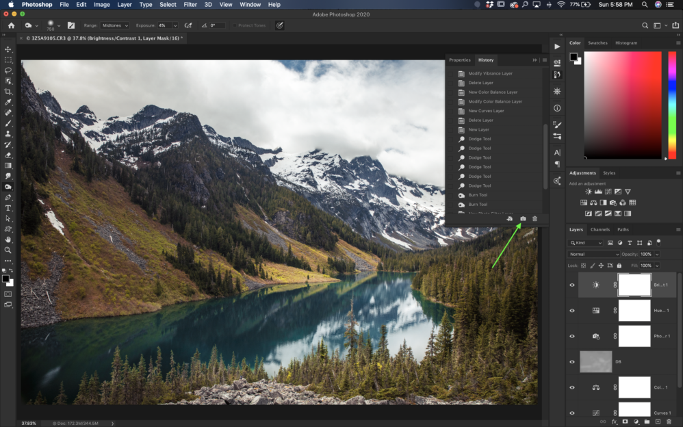 How To Use Snapshots In Photoshop – Brendan Williams Creative
