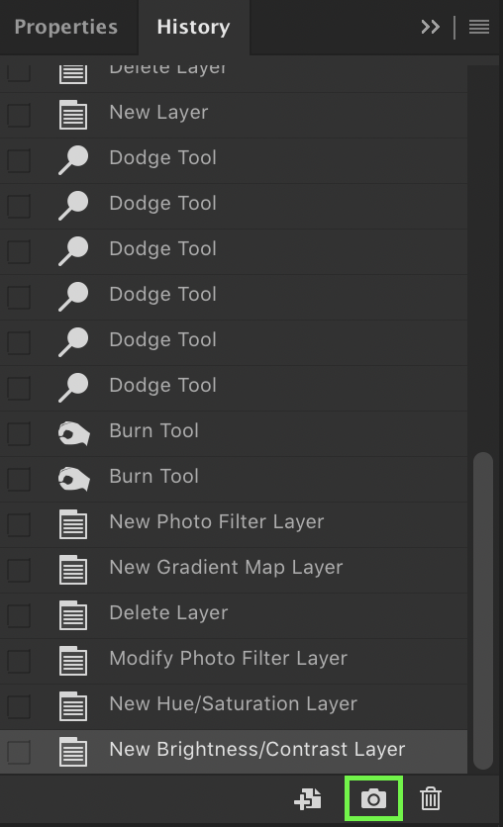 How To Use Snapshots In Photoshop – Brendan Williams Creative