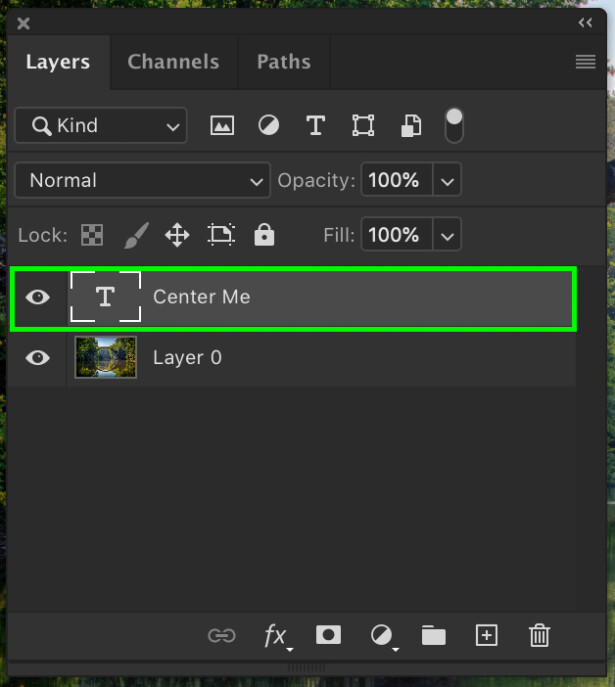 How To Center Text And Layers In Photoshop (With One Click!)