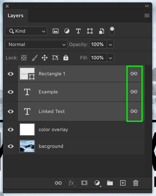 How To Link Layers In Photoshop – Brendan Williams Creative