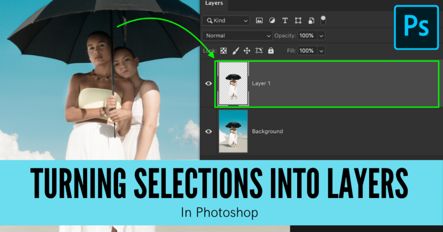 How To Make A New Layer From A Selection In Photoshop
