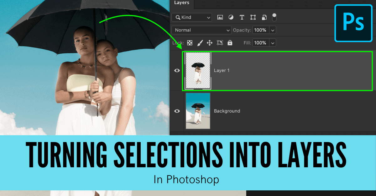 How To Make A New Layer From A Selection In Photoshop
