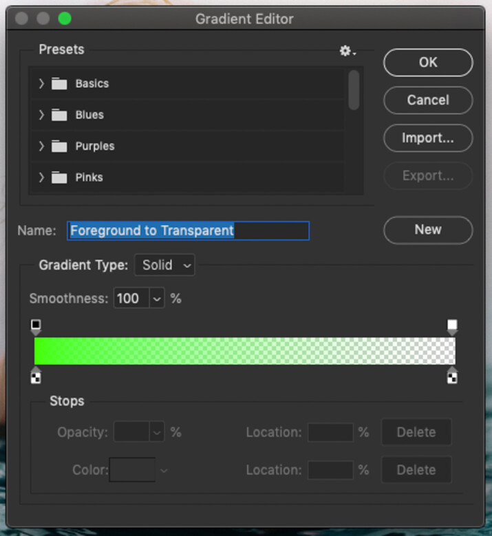 How To Make A Black To Transparent Gradient In Photoshop