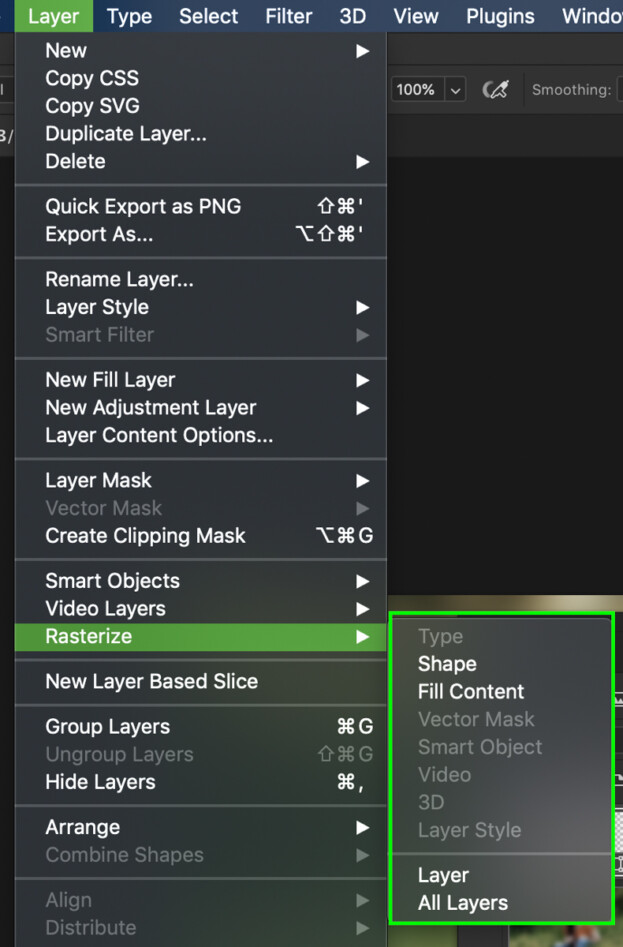 What Does Rasterize Mean In Photoshop? – Brendan Williams Creative