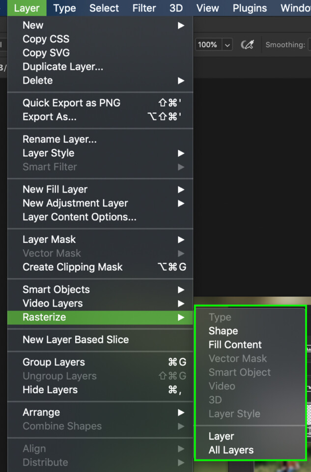 What Does Rasterize Mean In Photoshop? – Brendan Williams Creative