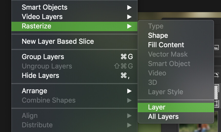 What Does Rasterize Mean In Photoshop? – Brendan Williams Creative