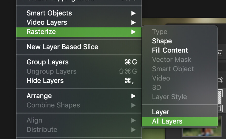What Does Rasterize Mean In Photoshop? – Brendan Williams Creative