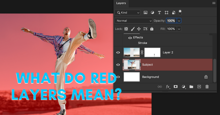 Why Is My Layer Red In Photoshop? - How To Fix