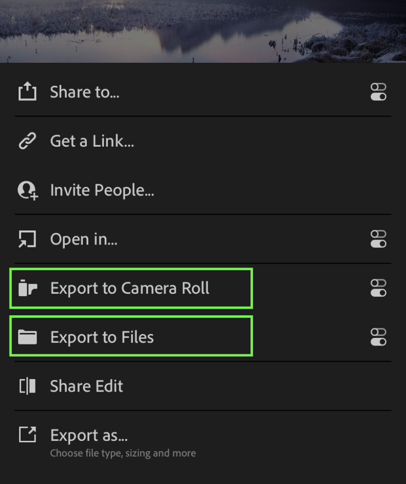 How To Export Photos In Lightroom Mobile – Brendan Williams Creative