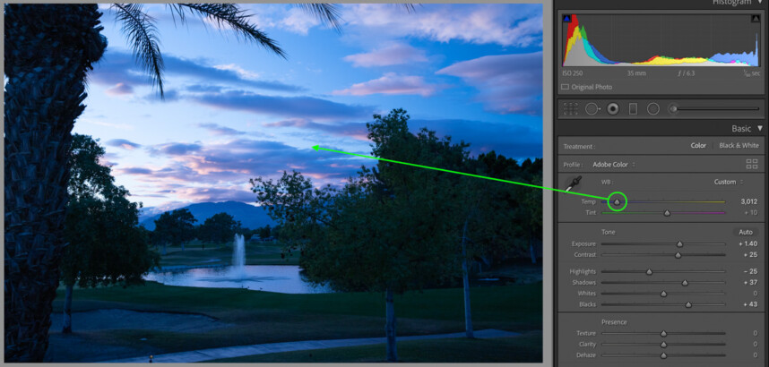 How To Fix Yellow Photos In Lightroom - Correcting Color Cast