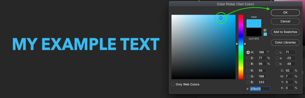 How To Change The Color Of Text In Photoshop 2 Easy Ways 2022 