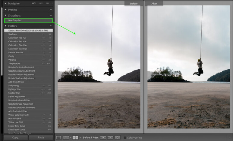 How To See Before And After In Lightroom & Lightroom Mobile | Brendan Williams Creative