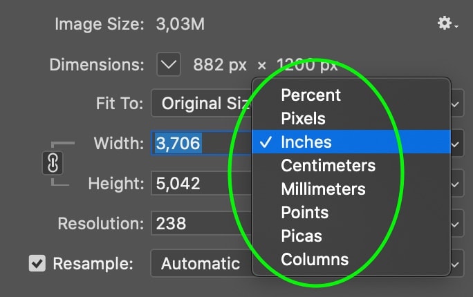 Changing The Unit Of Measurement In Photoshop Pixels To Inches 2022 