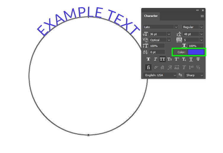 How To Type Text In A Circle In Photoshop Step By Step 