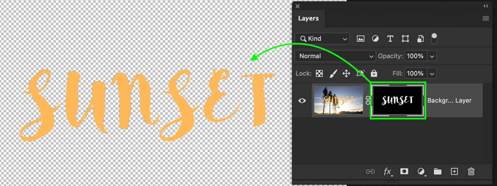 How To Remove The Background From Text In Photoshop