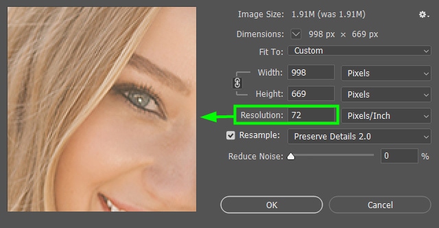 How To Convert Low To High Resolution In Photoshop Step By Step 