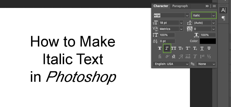 How To Make Bold And Italic Text In Photoshop (Easiest Ways) How To Make Bold And Italic Text In Photoshop (Easiest Ways)
