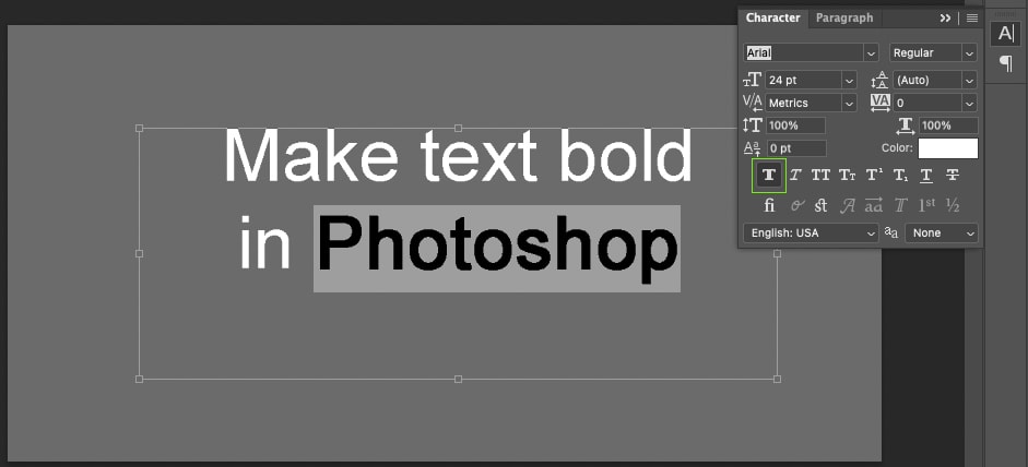 How To Make Bold And Italic Text In Photoshop Easiest Ways 
