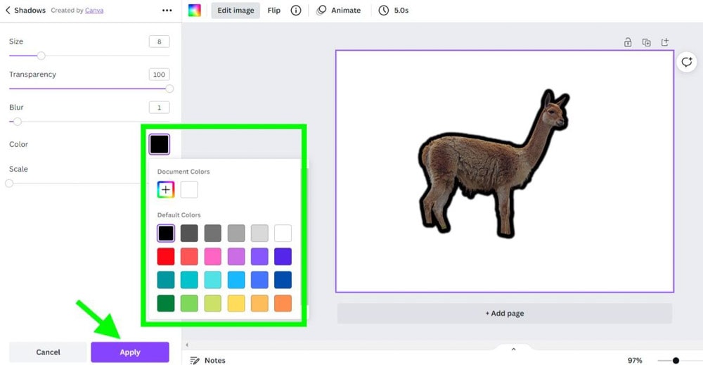 How To Outline Anything In Canva Images Text Shapes More 