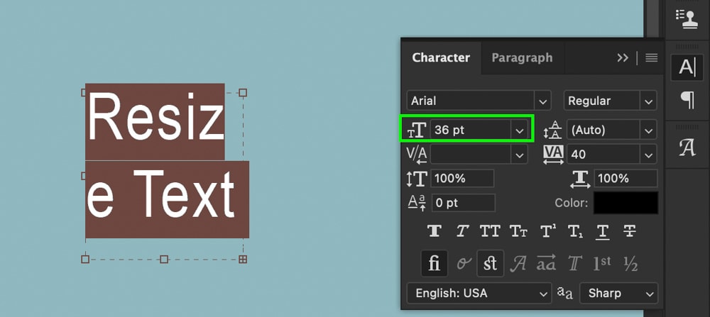 How To Resize Text In Photoshop Every Method Explained 