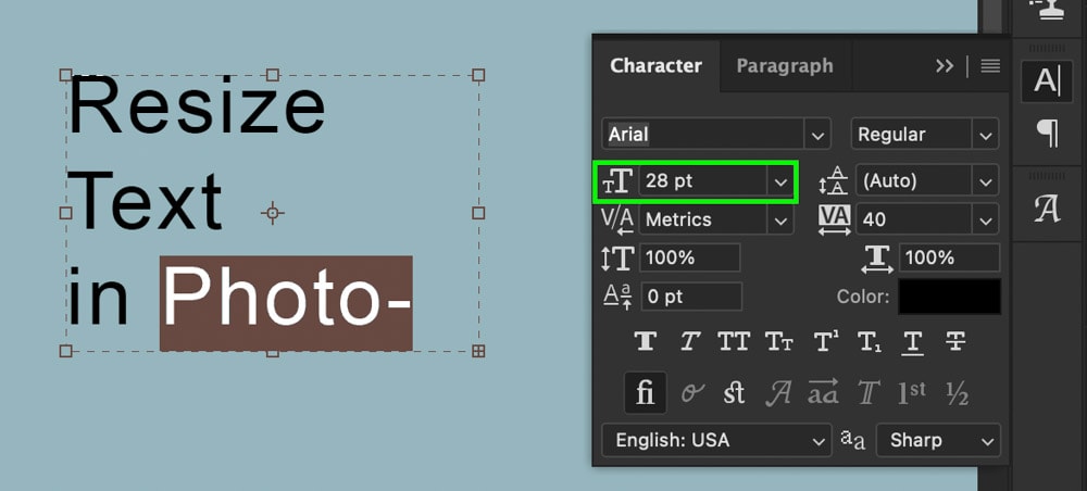 How To Resize Text In Photoshop Every Method Explained 
