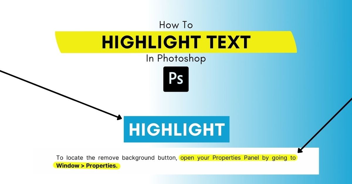 How To Highlight Text In Photoshop Brendan Williams Creative