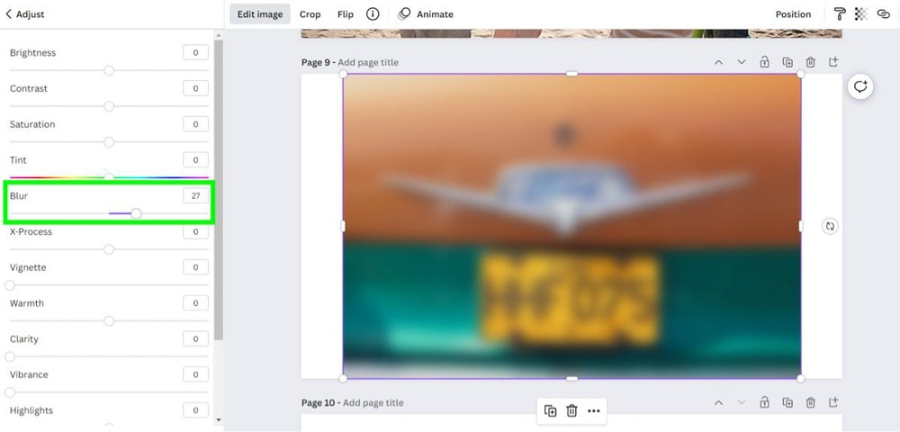 How To Blur Images Graphics And Text In Canva