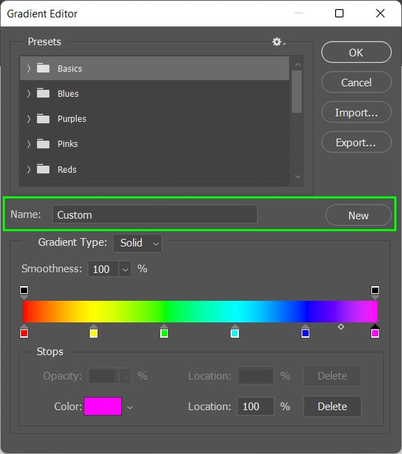 How To Create A Rainbow Gradient In Photoshop Step By Step 