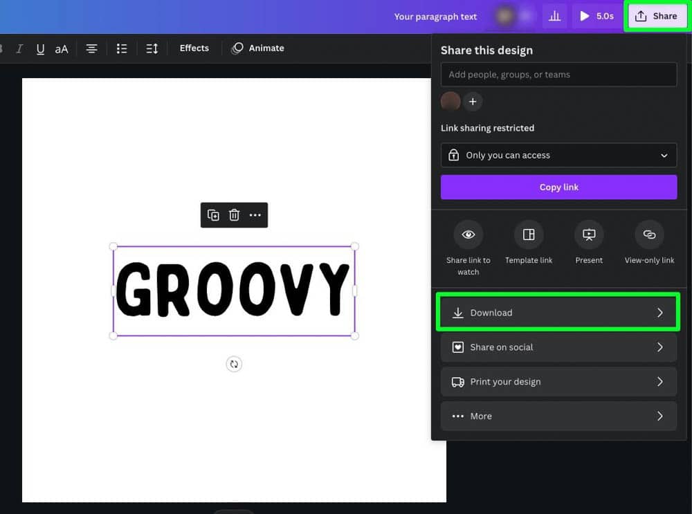 How To Create Wavy Text In Canva 2 Easy Ways 