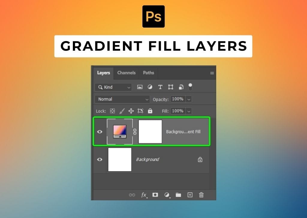 How To Create Use Gradient Fill Layers In Photoshop