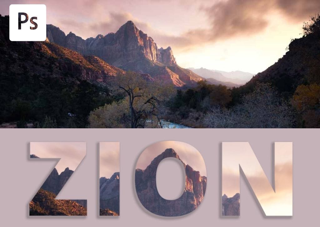 How To Add Images Into Text In Photoshop Step By Step 