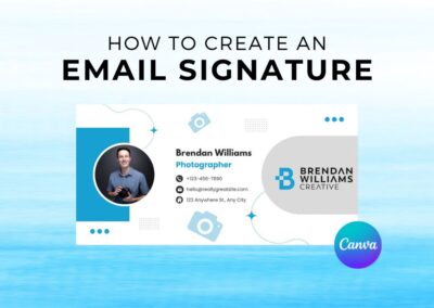 How To Make An Email Signature In Canva (Step By Step)