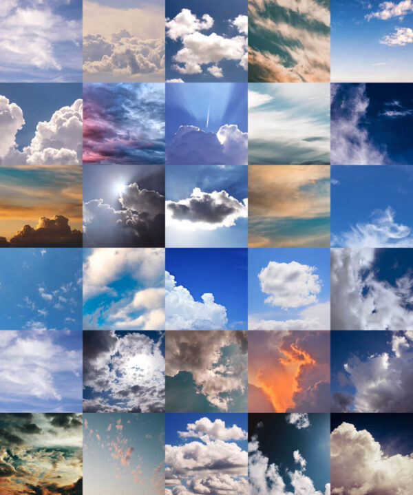 3000 Sky Templates + Overlay Bundle - Brendan Williams Creative