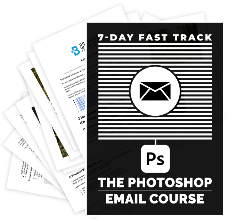 Join The Photoshop Fast Track Email Course Today!